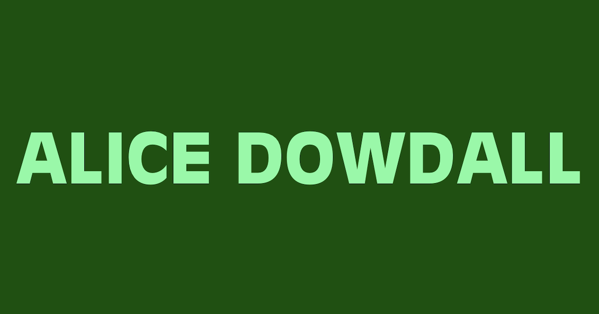Alice Dowdall